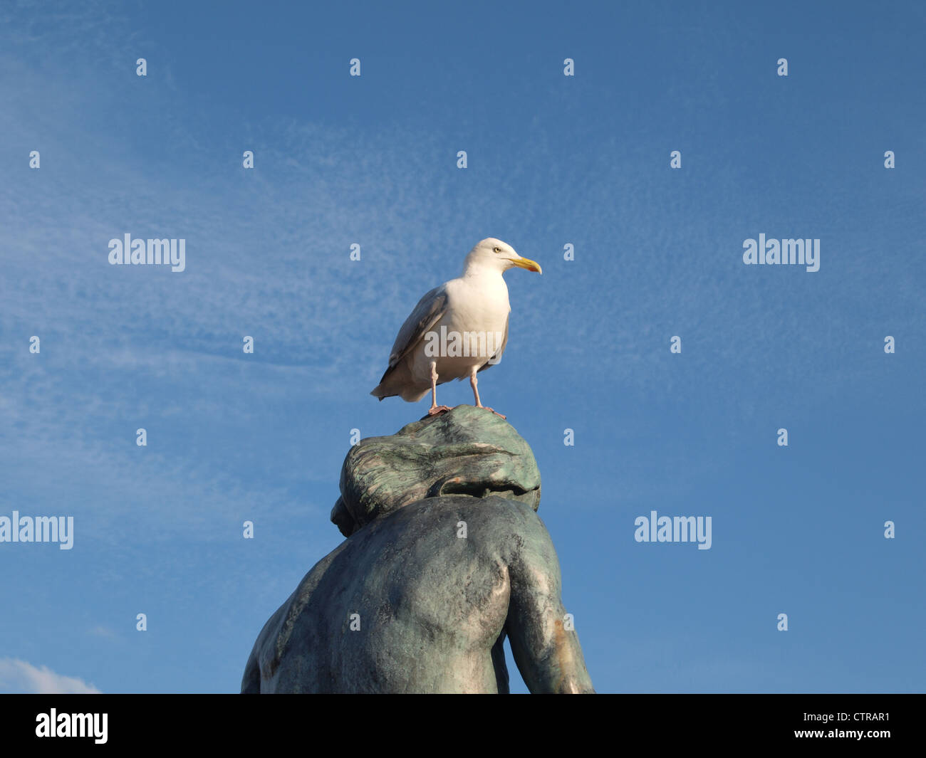 Ancient mariner statue watcher hi-res stock photography and images - Alamy
