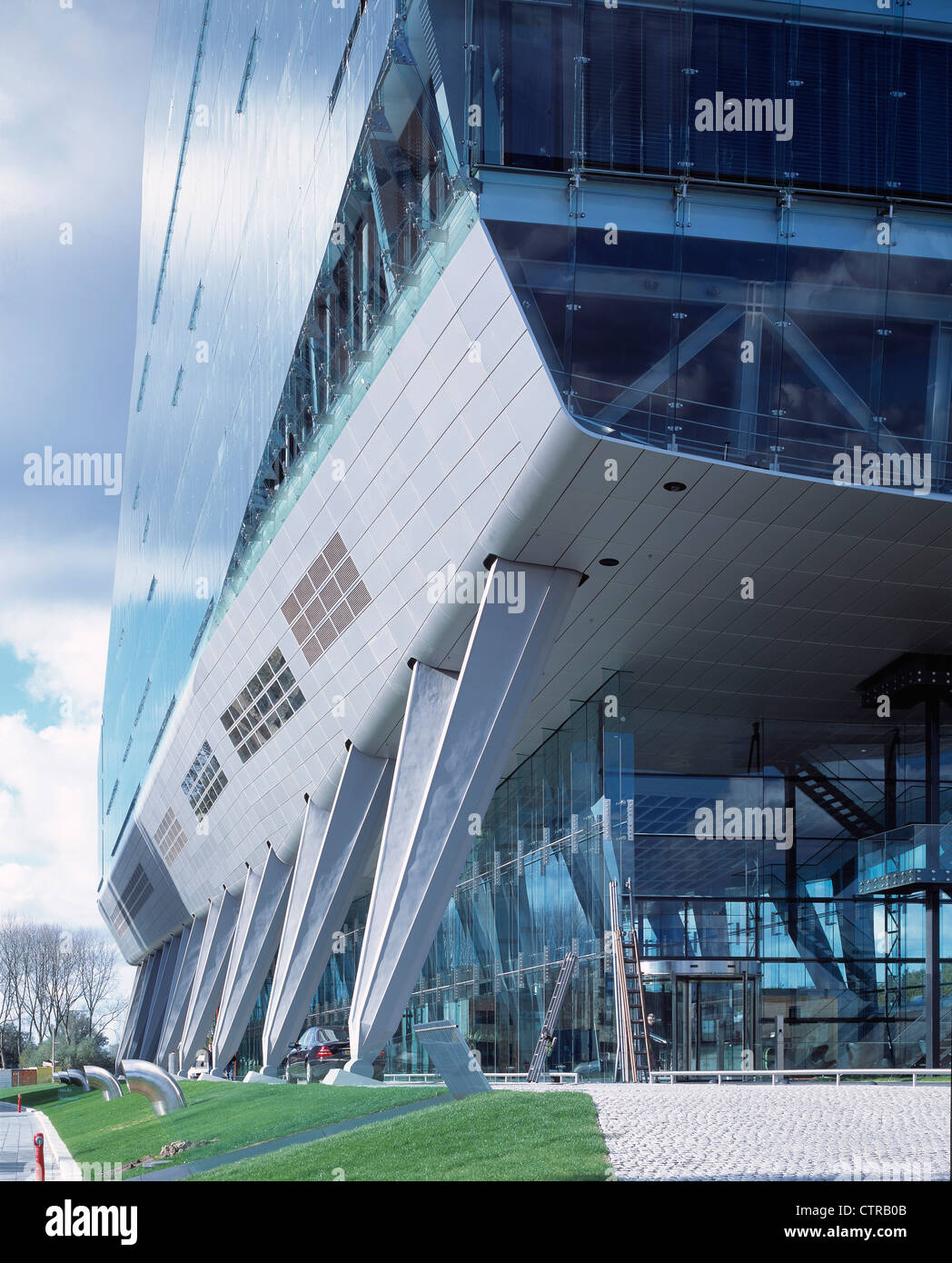 ing bank headquarters close up under building Stock Photo - Alamy