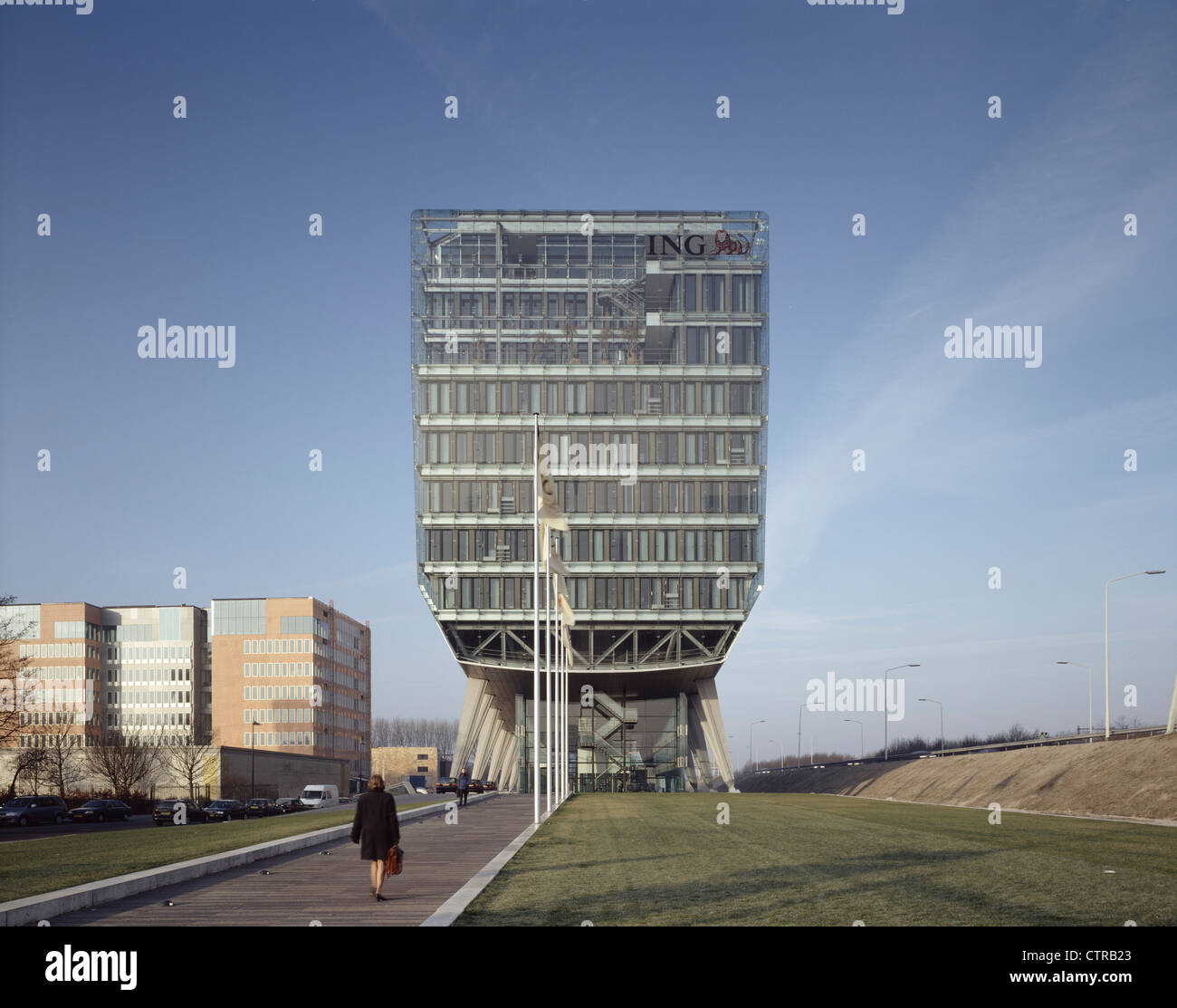 ing bank headquarters east elevation Stock Photo - Alamy