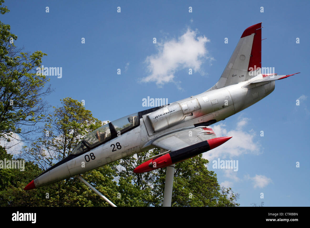 German Air Force L-39 Albatross in the Speyer Aviation Museum. Germany ...