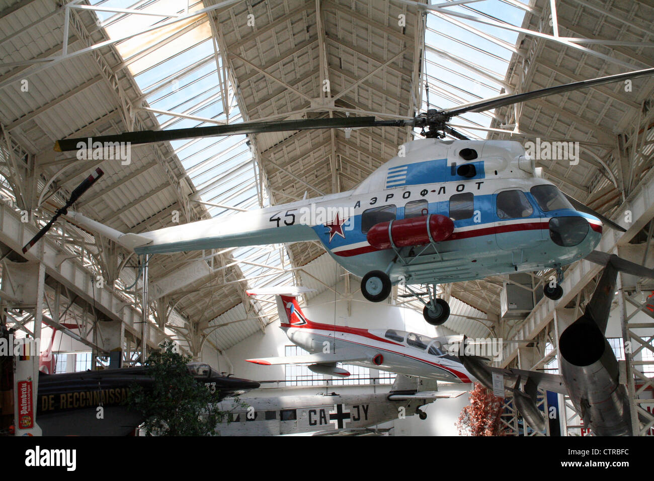 Soviet Army Mil Mi-2 helicopter in the Aviation Museum in Speyer ...