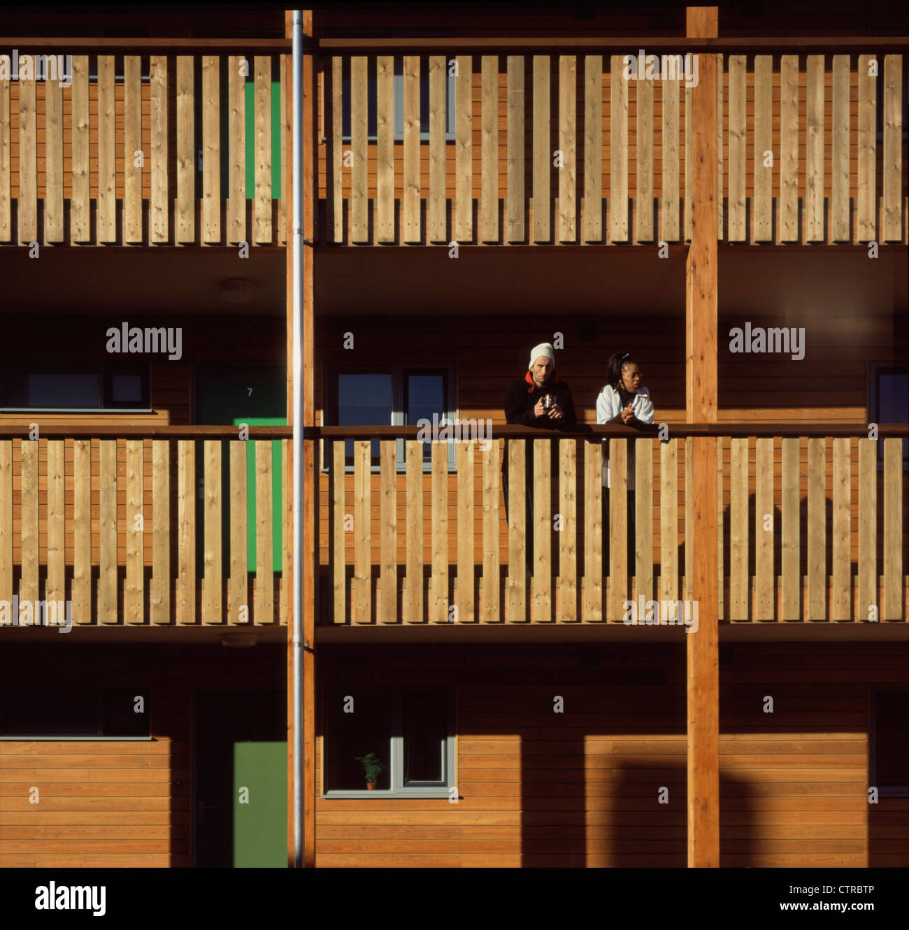 sheltered housing accomodation exterior detail Stock Photo - Alamy