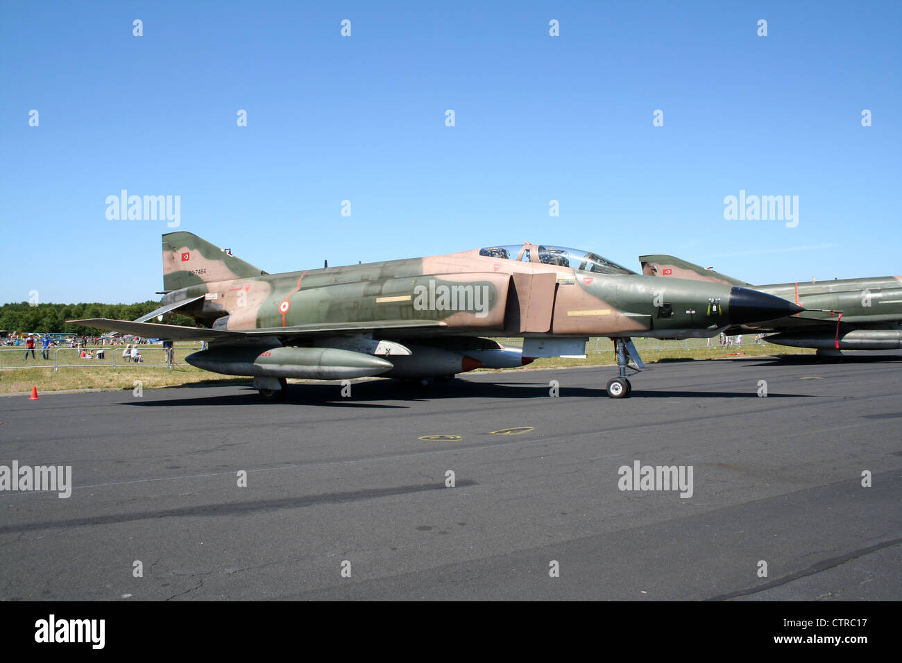 Turkish Air Force F-4E Phantom II fighter jet plane Stock Photo - Alamy