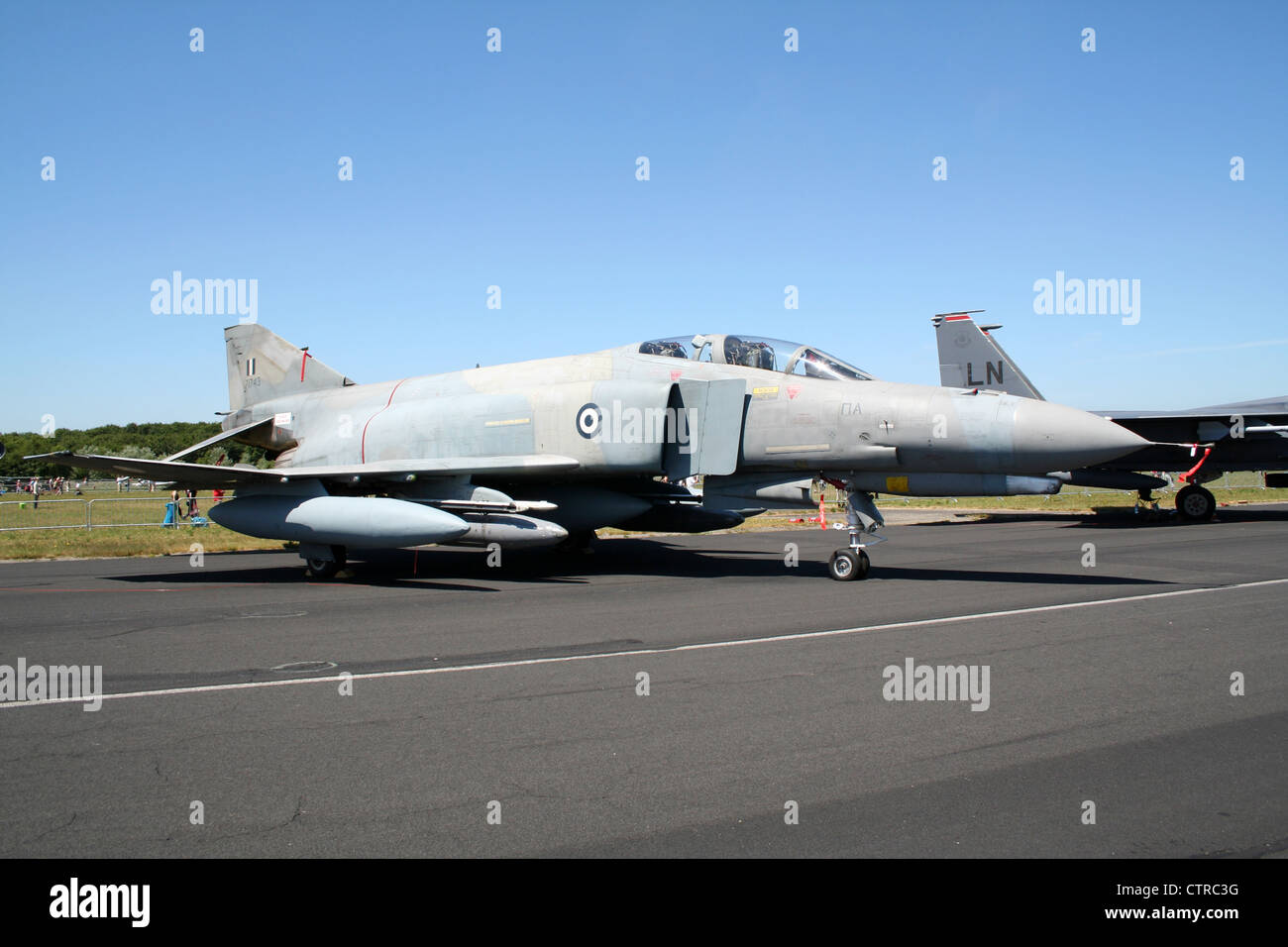 Hellenic Air Force F-4E Phantom II fighter jet Stock Photo - Alamy