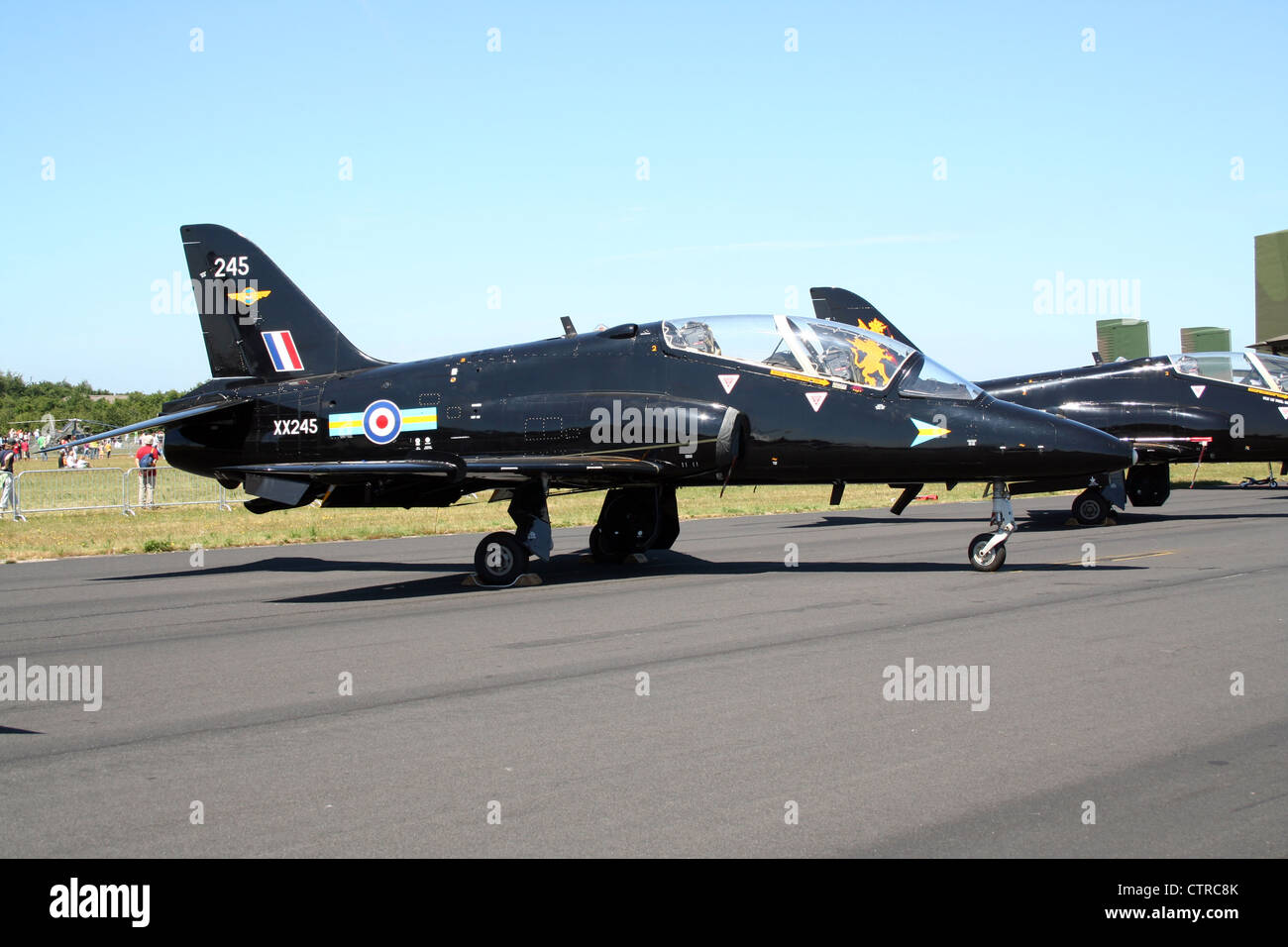 Royal Air Force Hawk T1 trainer jet Stock Photo - Alamy