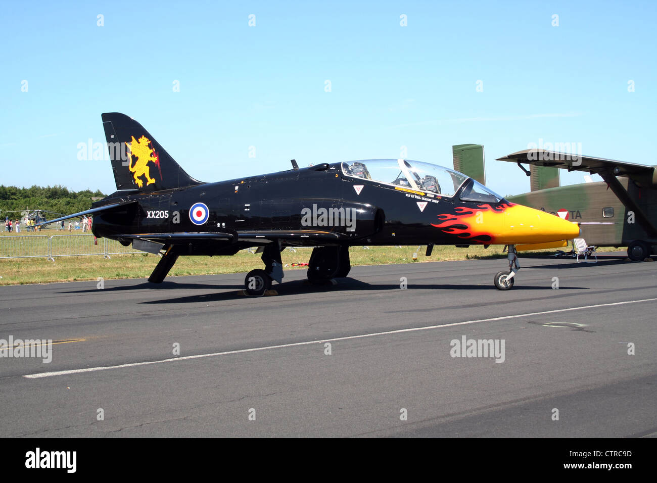 Royal Air Force Hawk T1 trainer jet Stock Photo - Alamy