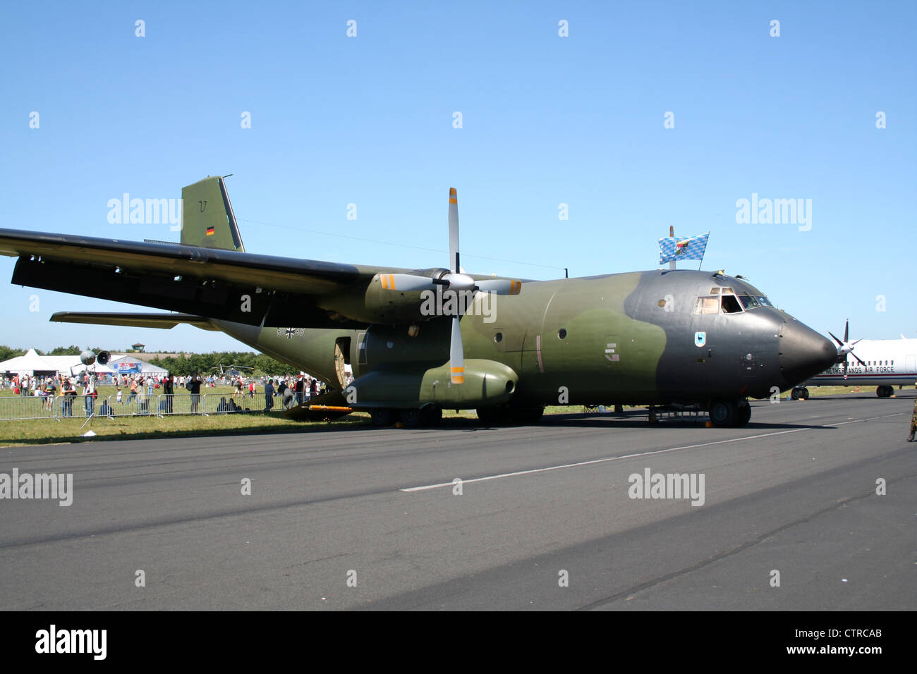 German Air Force C-160 Transall cargo plane Stock Photo - Alamy