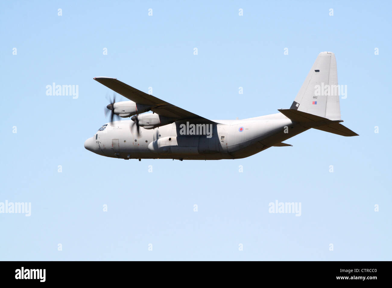 Royal Air Force C-130 Hercules cargo plane Stock Photo - Alamy