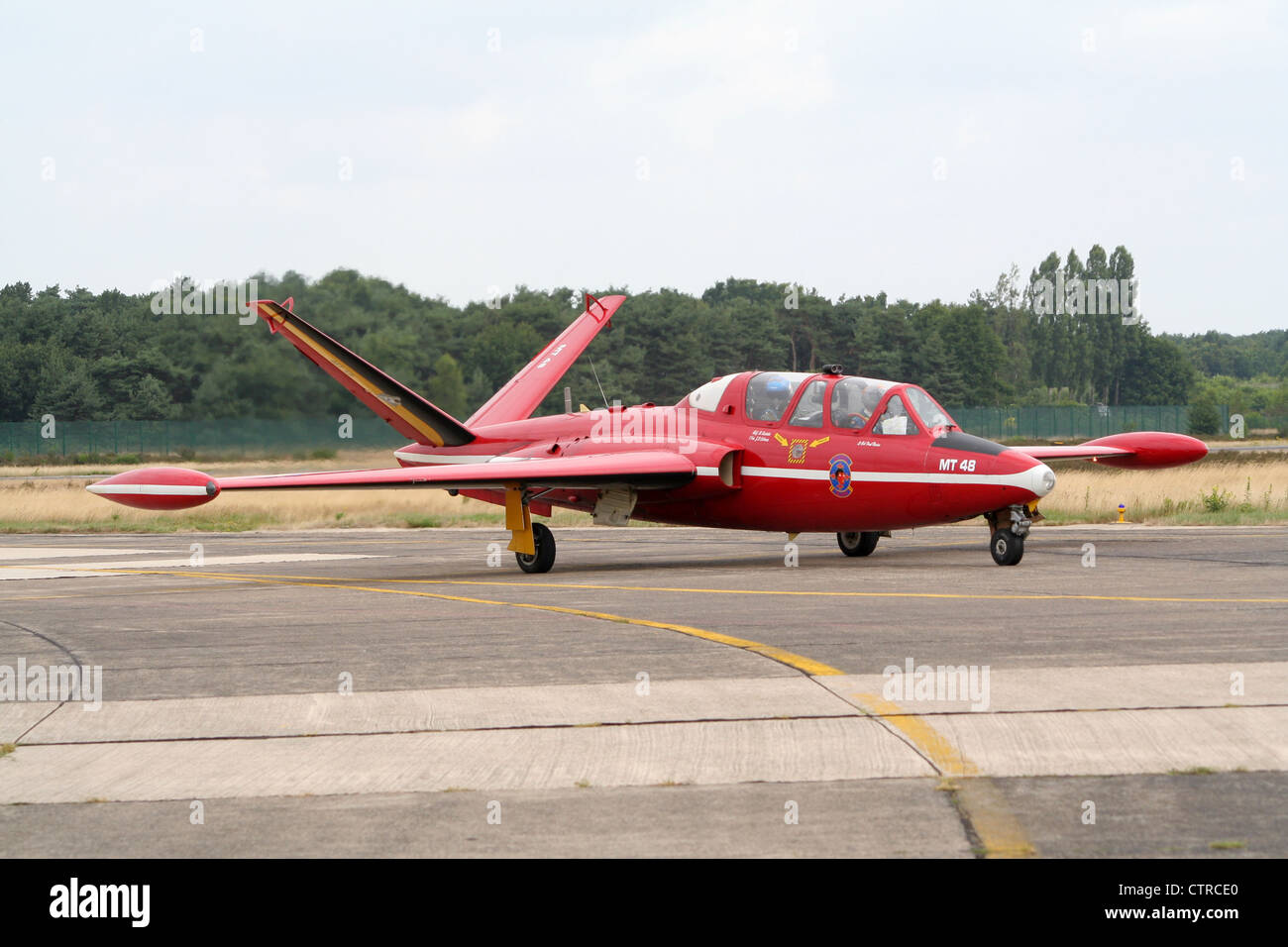 Belgian Air Force CM170 Magister trainer jet Stock Photo - Alamy