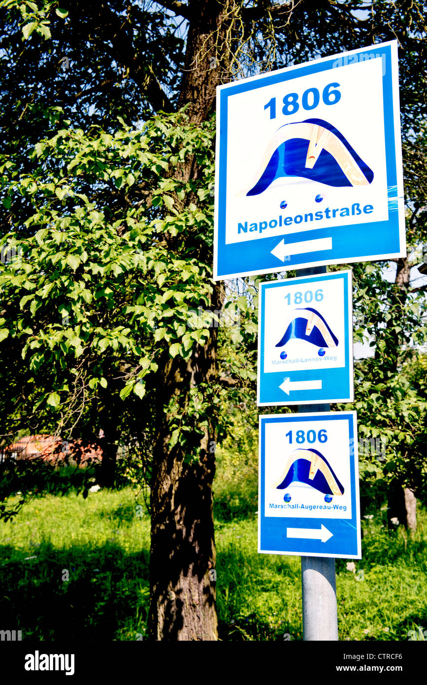 Battlefield Jena & Auerstedt, Schlachtfeld bei Jena Stock Photo - Alamy