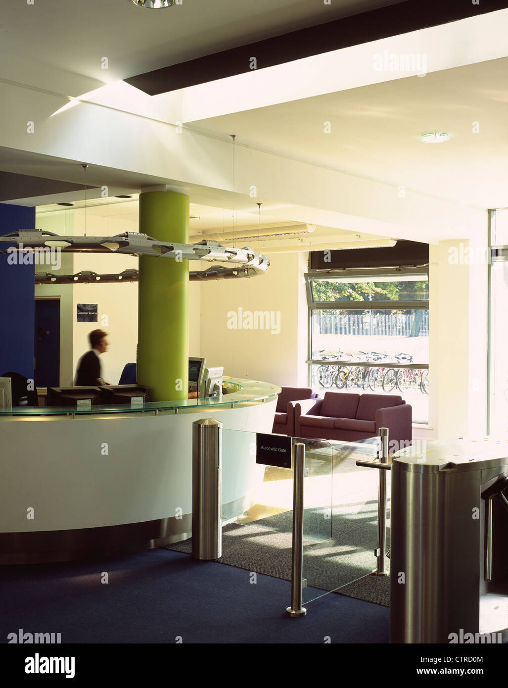 reading college and school of arts and design reception desk Stock ...
