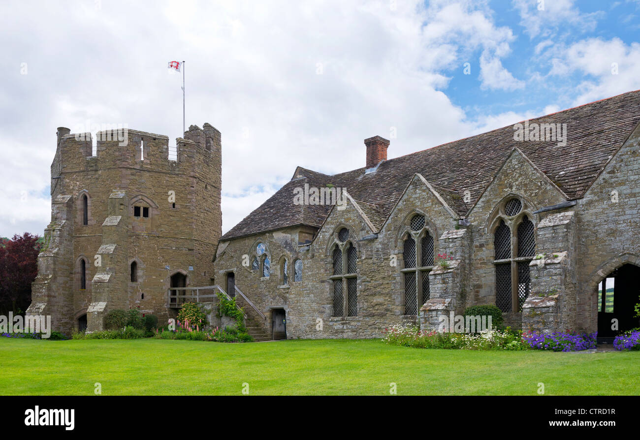 Stokesay castle hall shropshire hi-res stock photography and images - Alamy