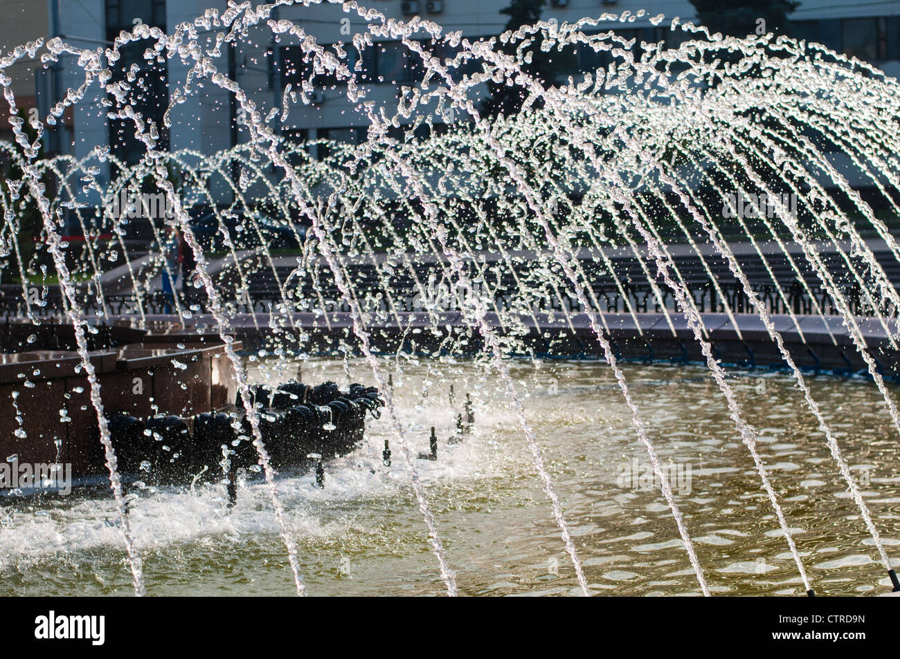 Water jets spraying hi-res stock photography and images - Alamy