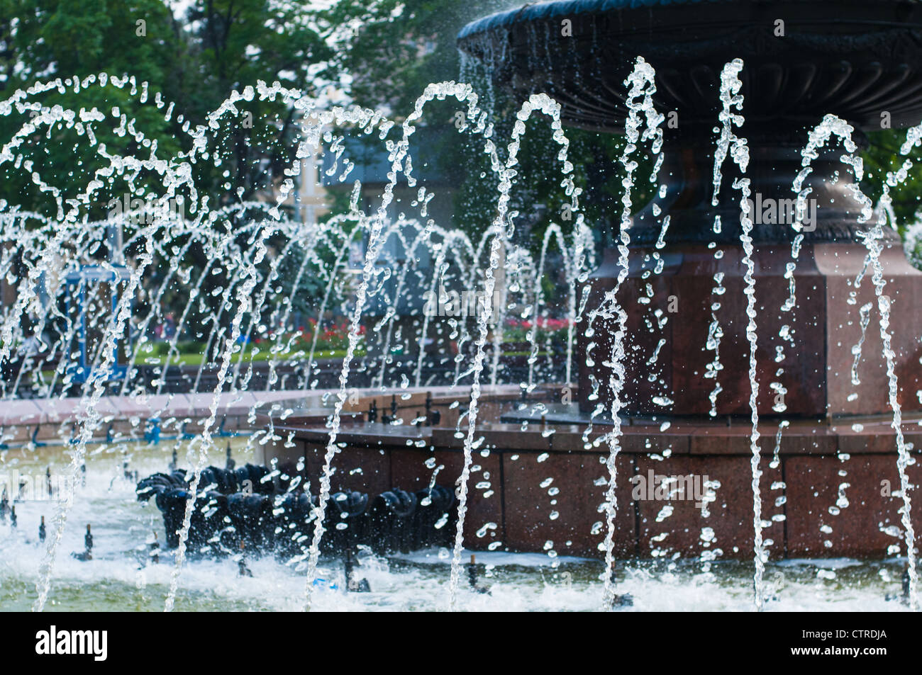 Water jets spraying hi-res stock photography and images - Alamy