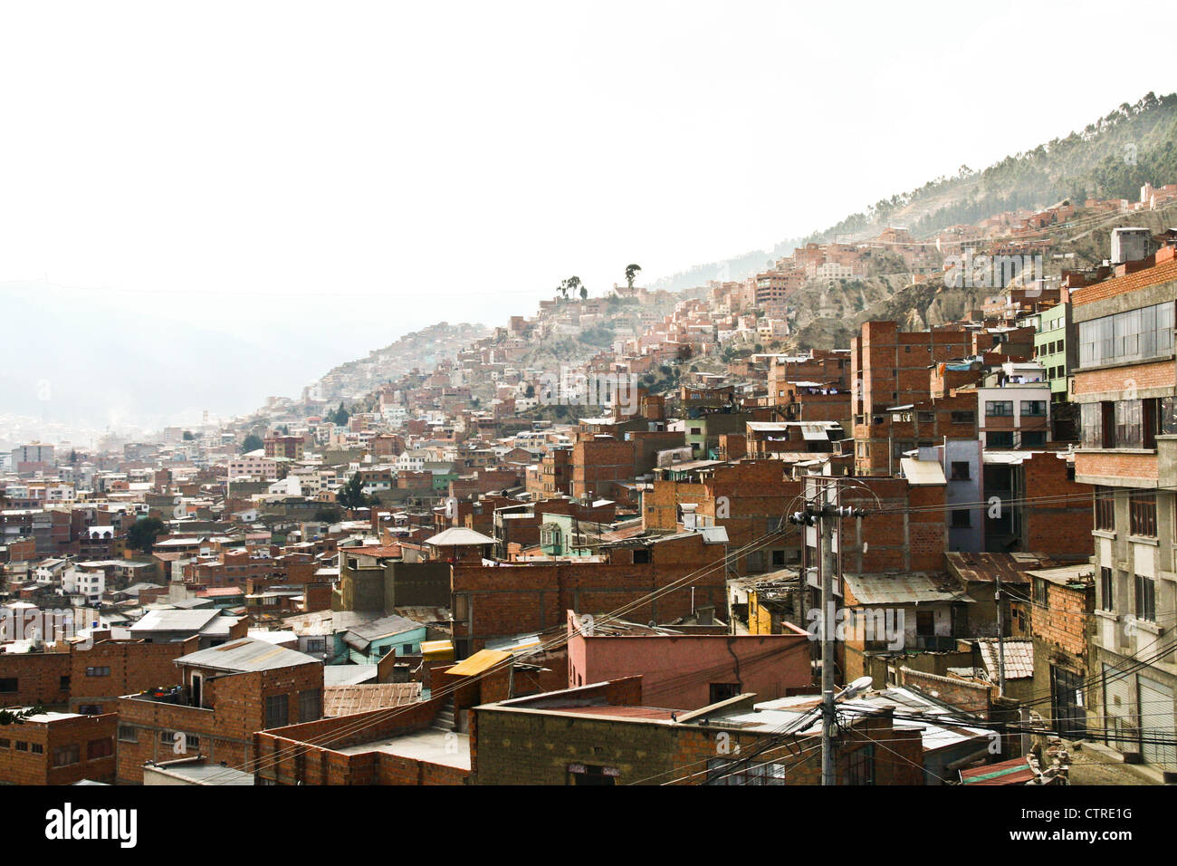 Bolivia favelas housing slums favela city hi-res stock photography and ...