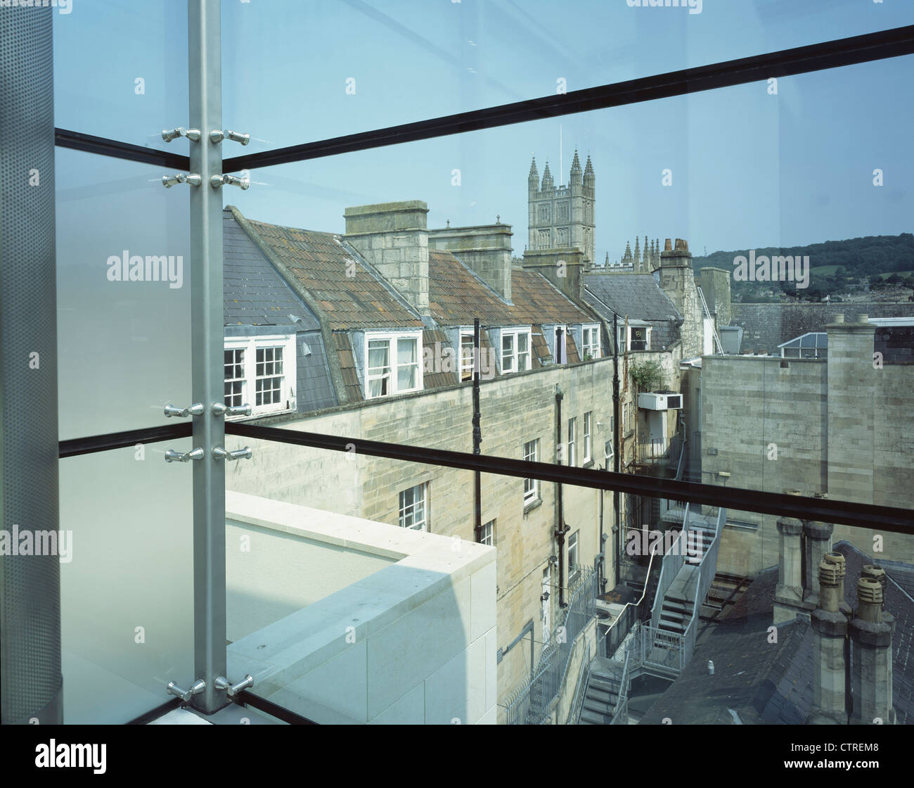 thema bath spa roof top view Stock Photo - Alamy