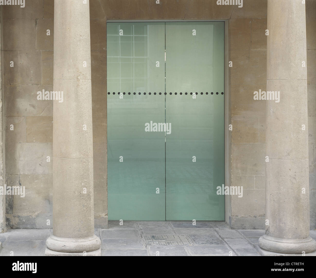thema bath spa detail of door to the cross bath Stock Photo - Alamy