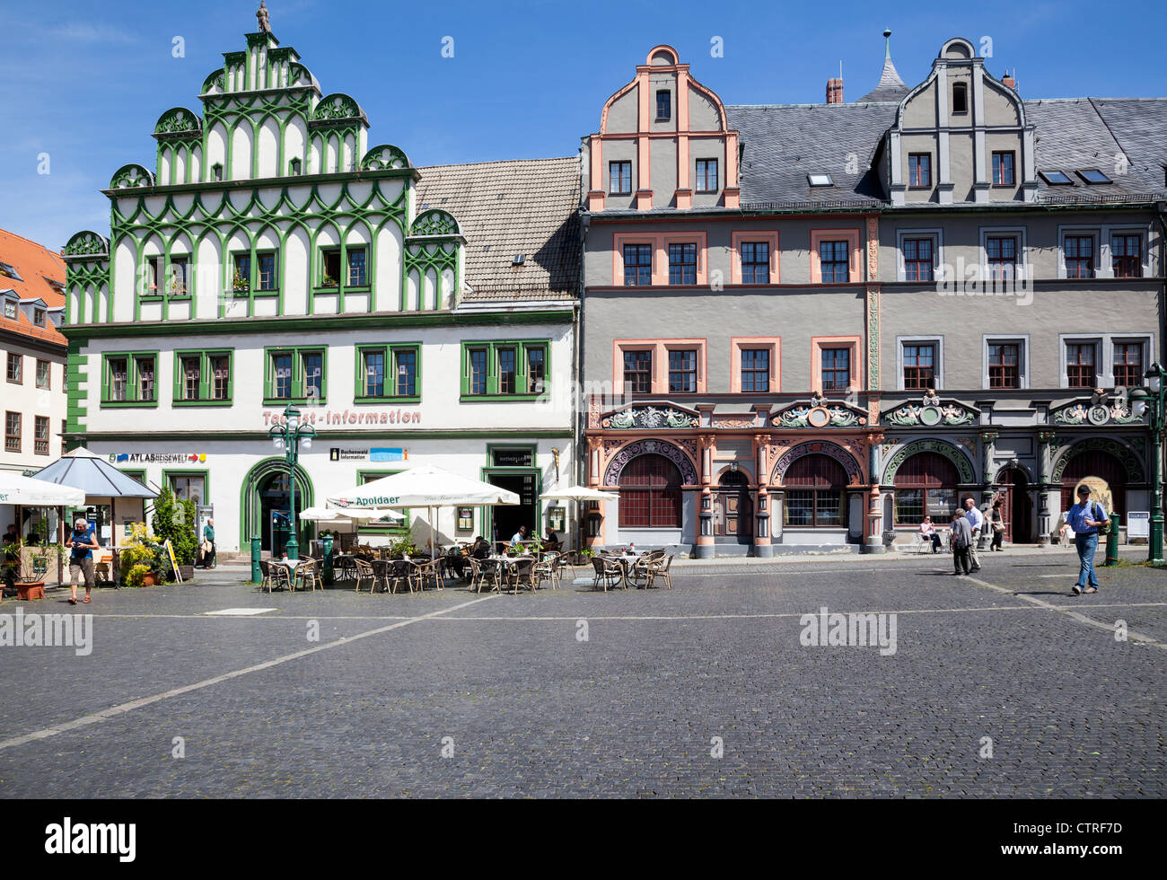 Marktplatz, Weimar, Thuringia, Germany Stock Photo - Alamy