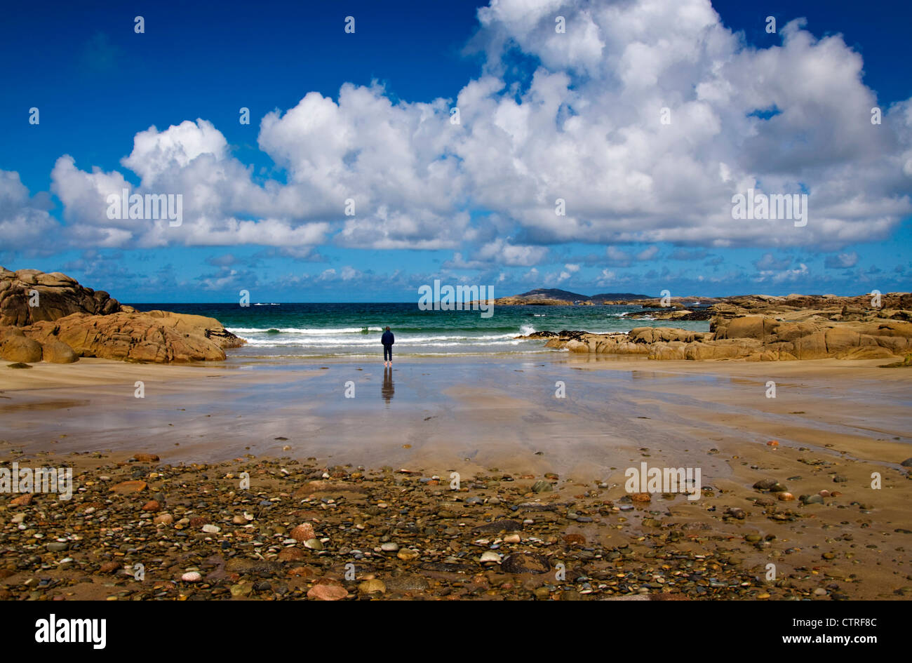 Man looking out from coastline hi-res stock photography and images - Alamy