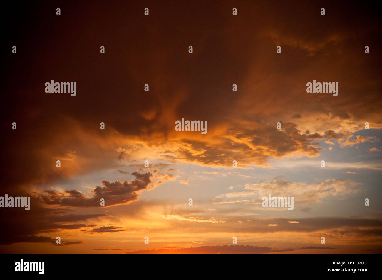 Storm Clouds Gathering Sunset