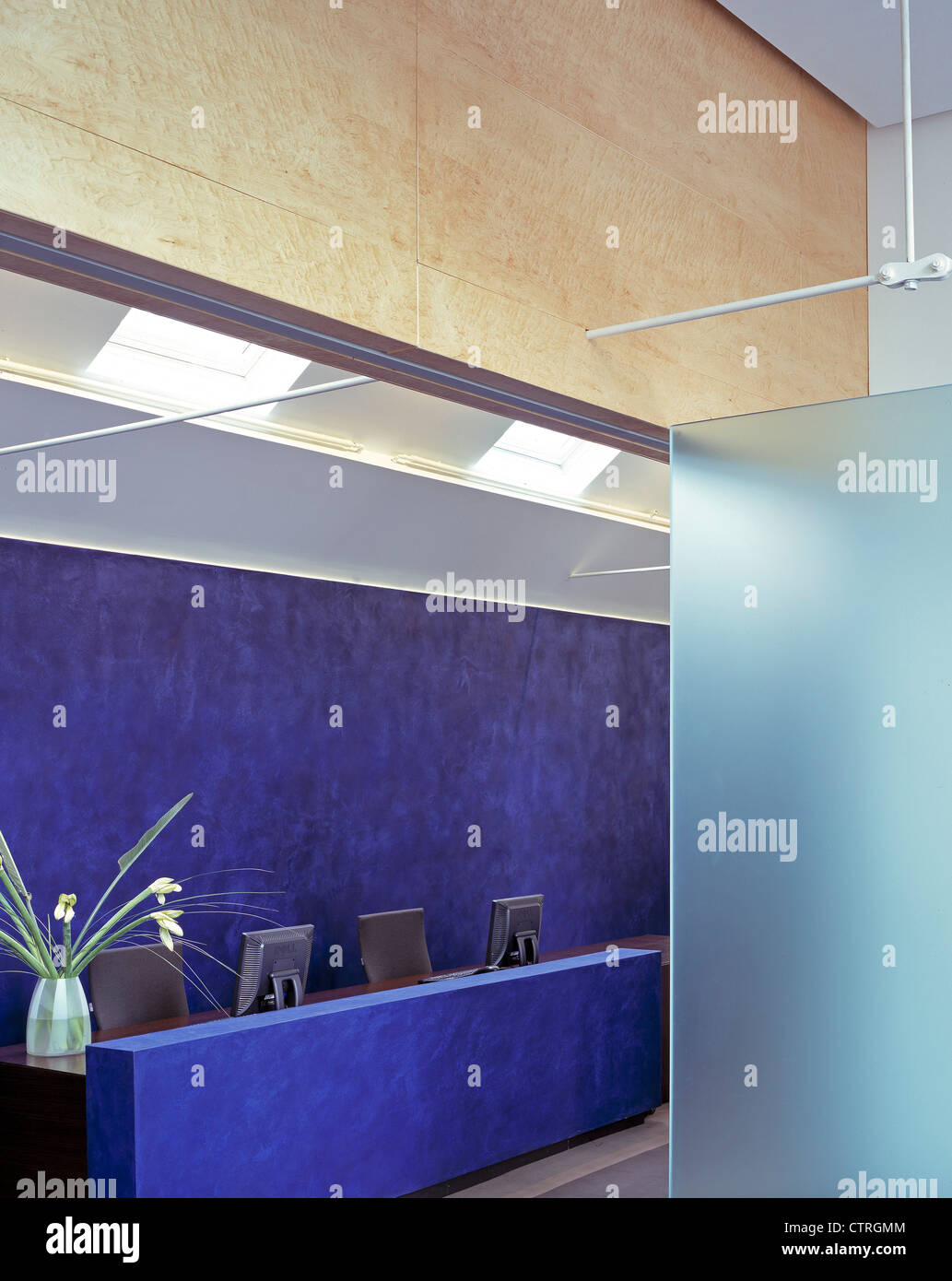 eyre estate offices reception Stock Photo - Alamy