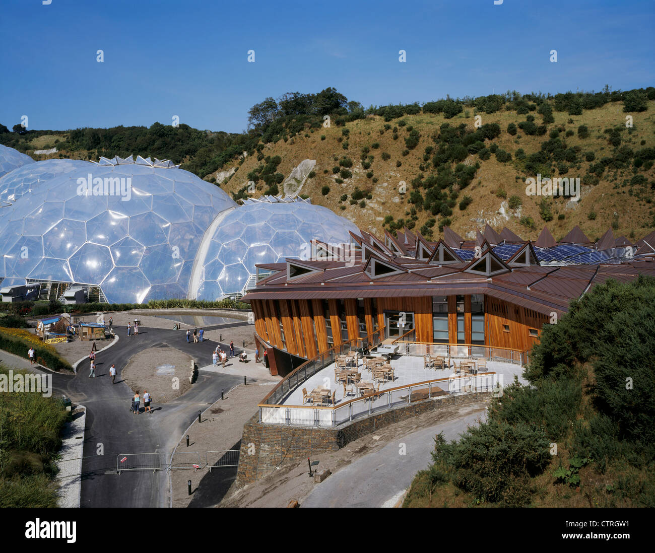 the core at the eden project view from bridge Stock Photo - Alamy