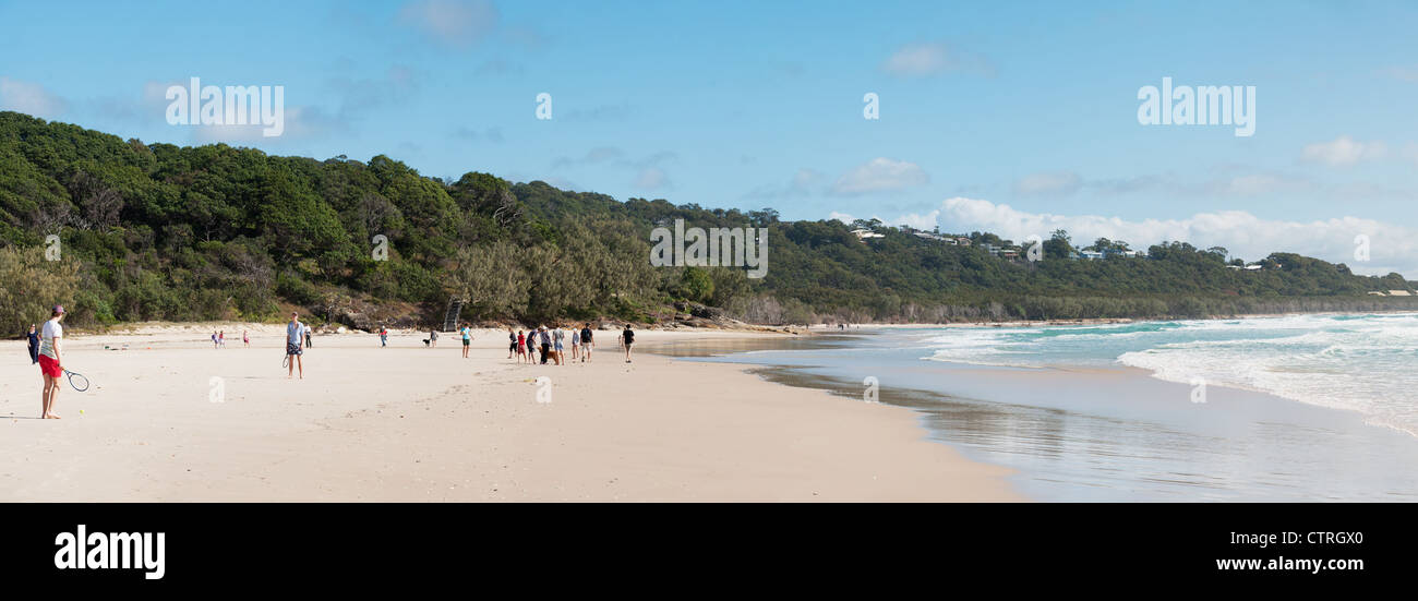 Cylinder Beach on North Stradbroke Island in Queensland Stock Photo - Alamy