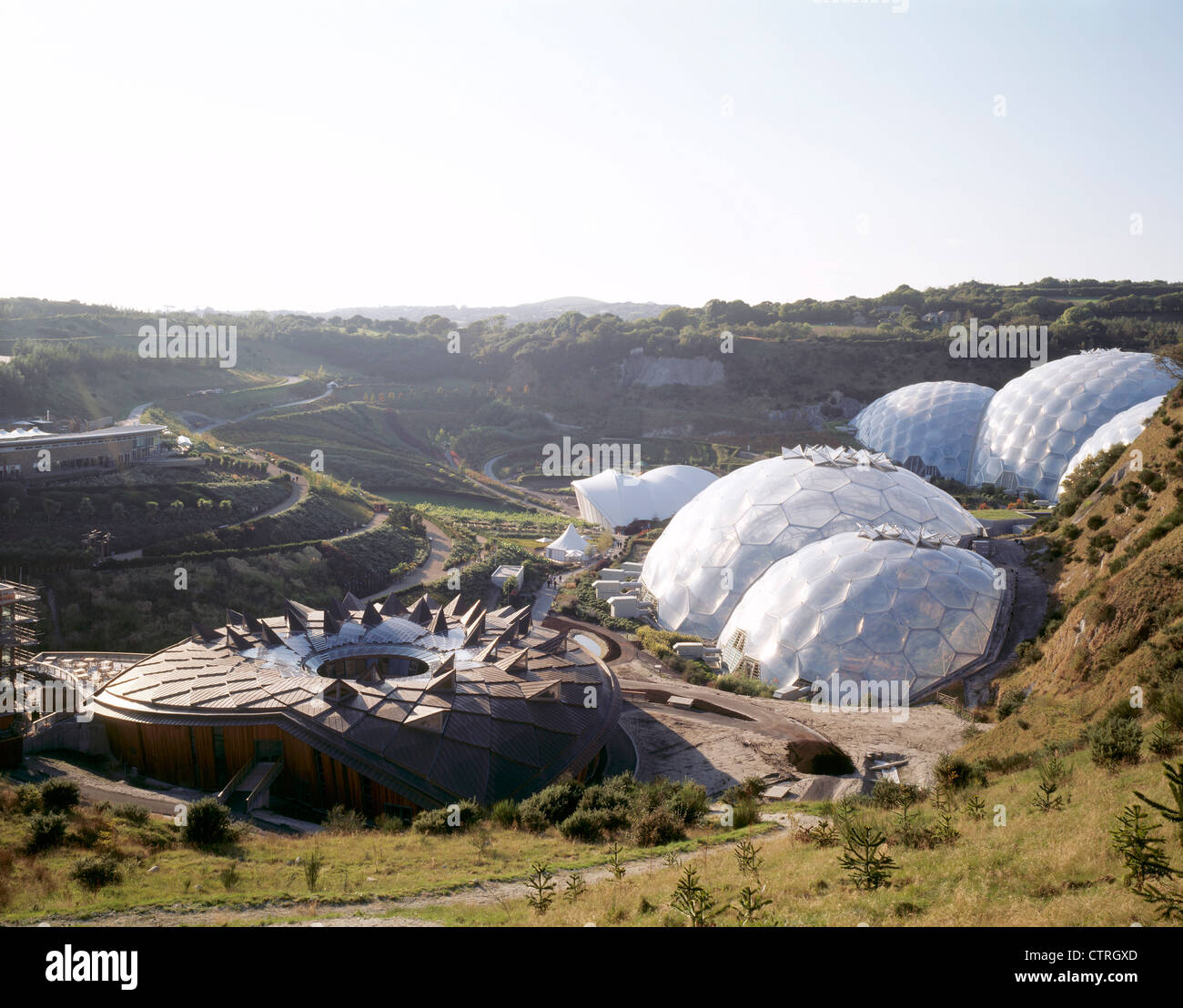 the core at the eden project overall view from the east Stock Photo - Alamy