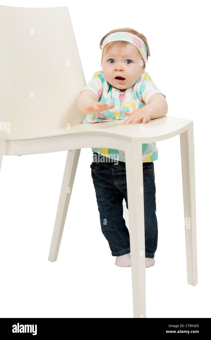 Baby doing his first steps Stock Photo - Alamy