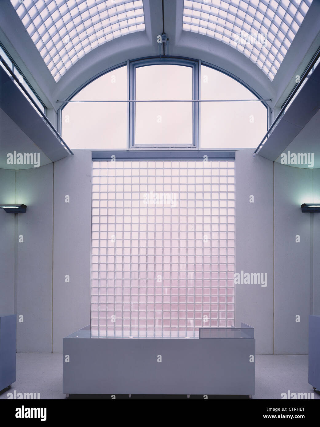 millennium galleries axial corridor view Stock Photo - Alamy