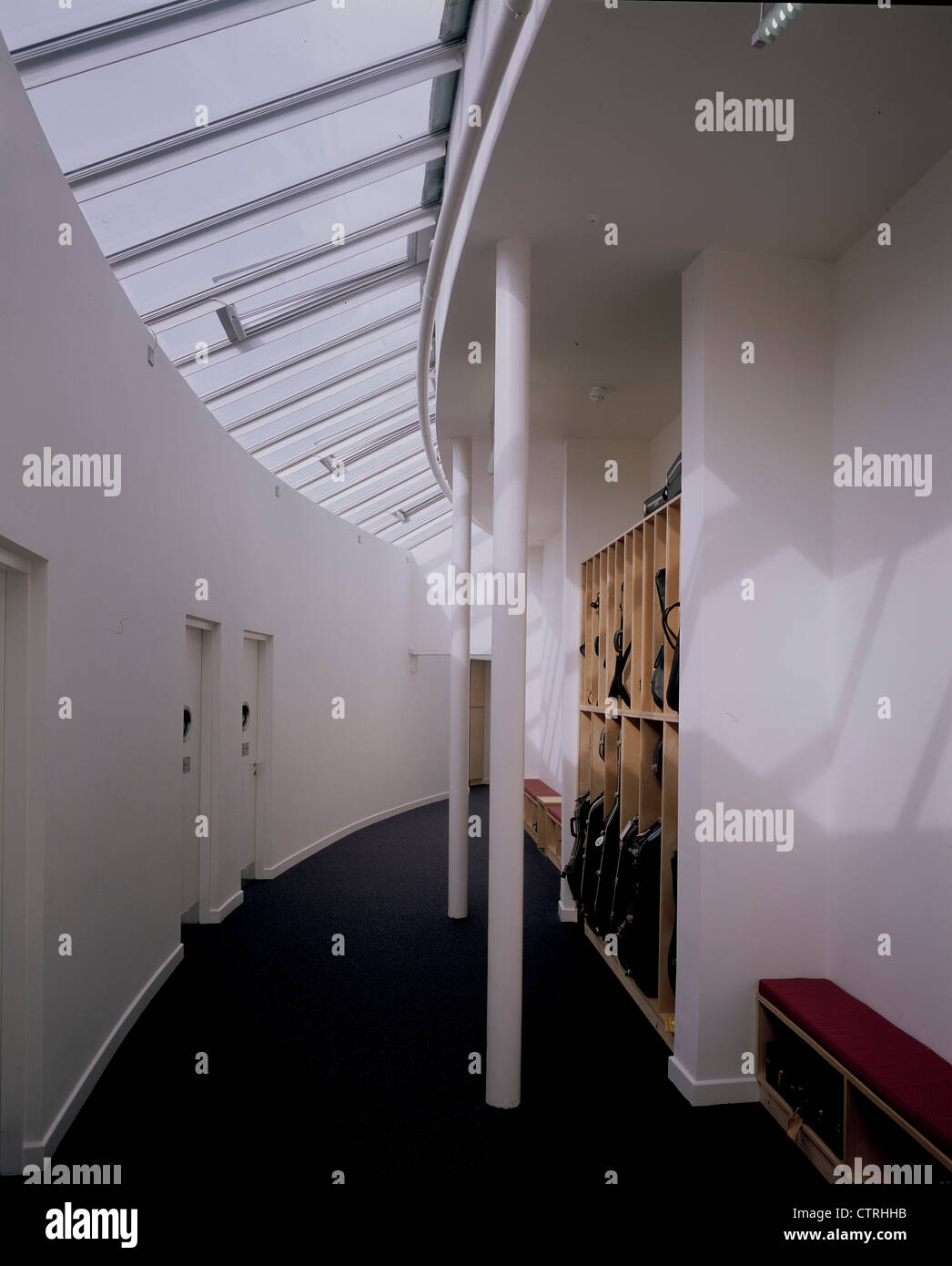 auditorium and music school corridor detail Stock Photo - Alamy