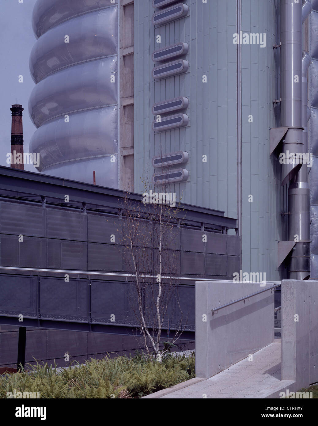 national space centre detail showing the bridge and rocket tower Stock ...