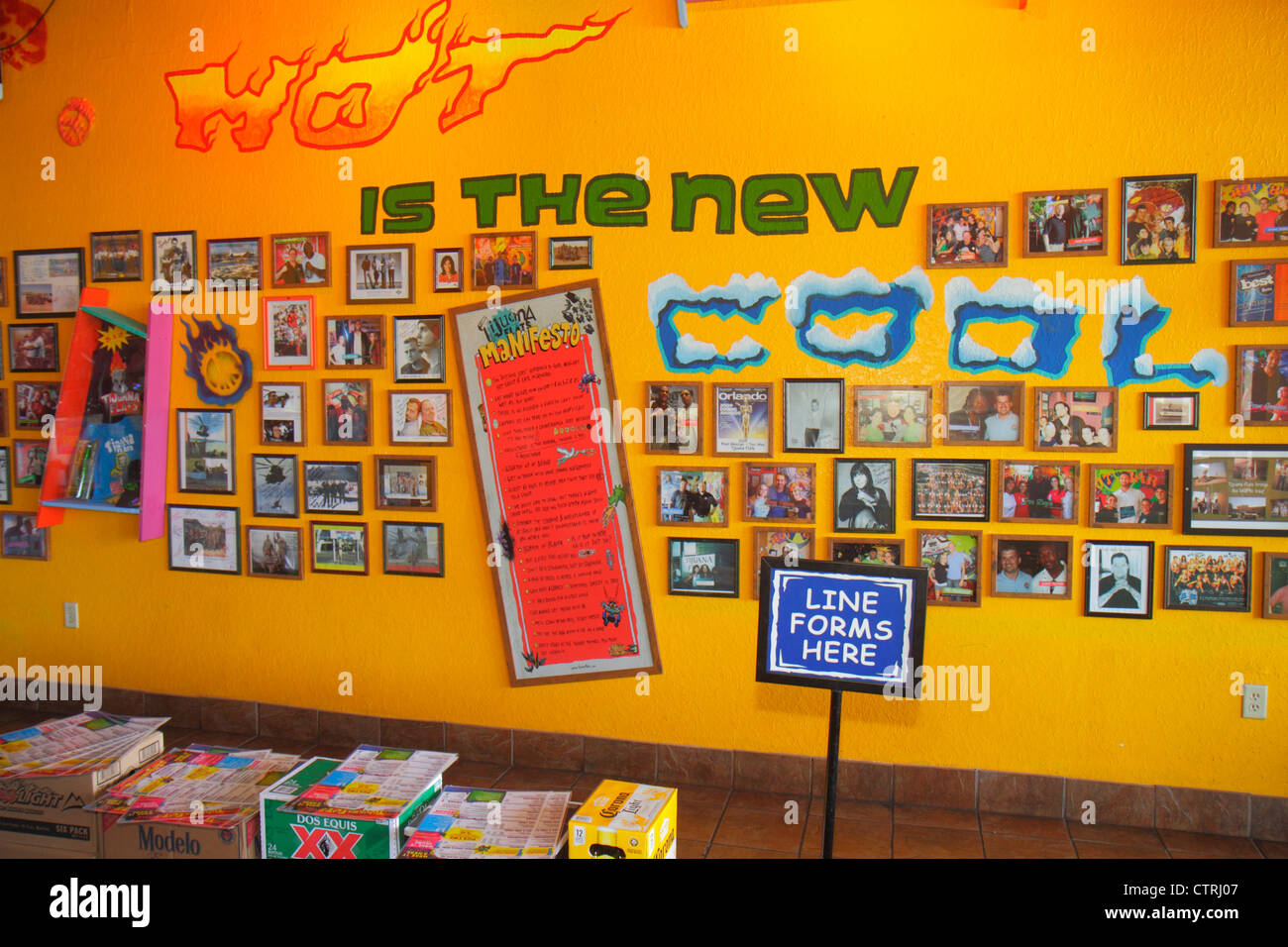 Tijuana flats tex mex inside interior hi-res stock photography and ...