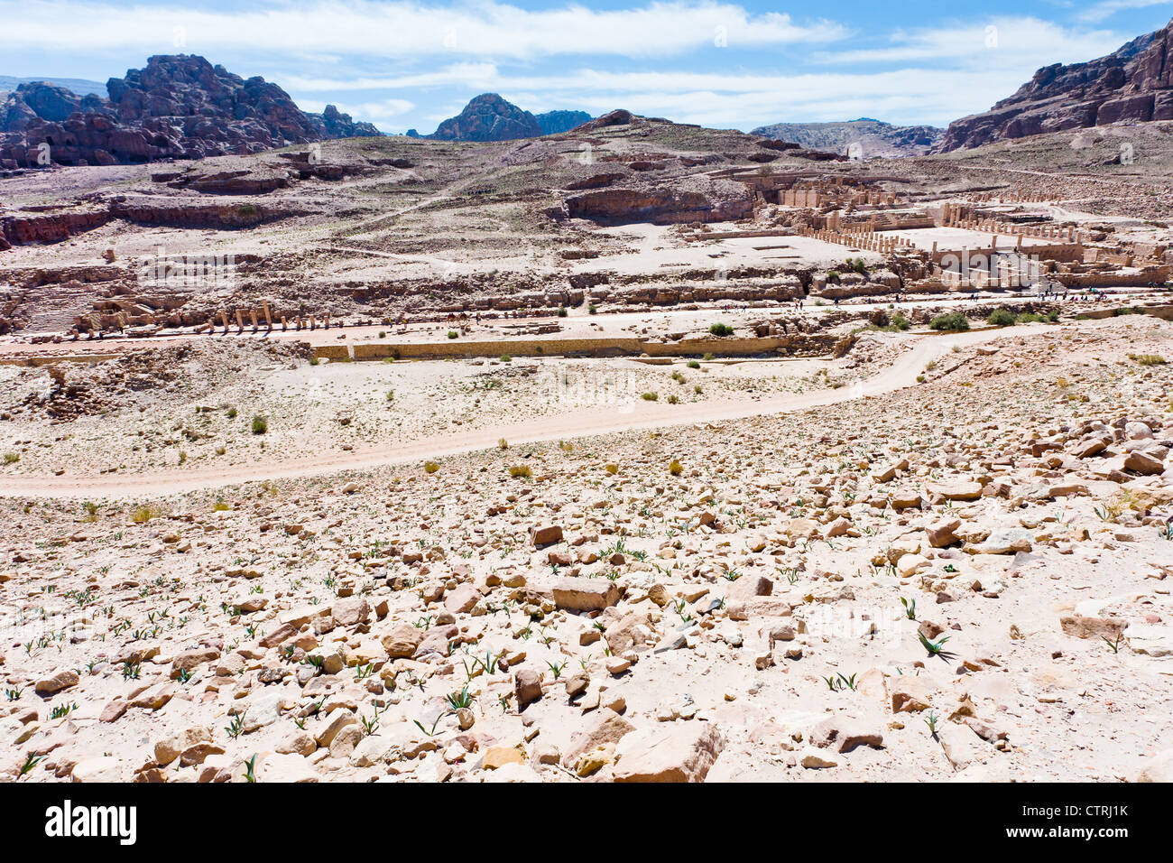 Colonnade street in petra hi-res stock photography and images - Alamy