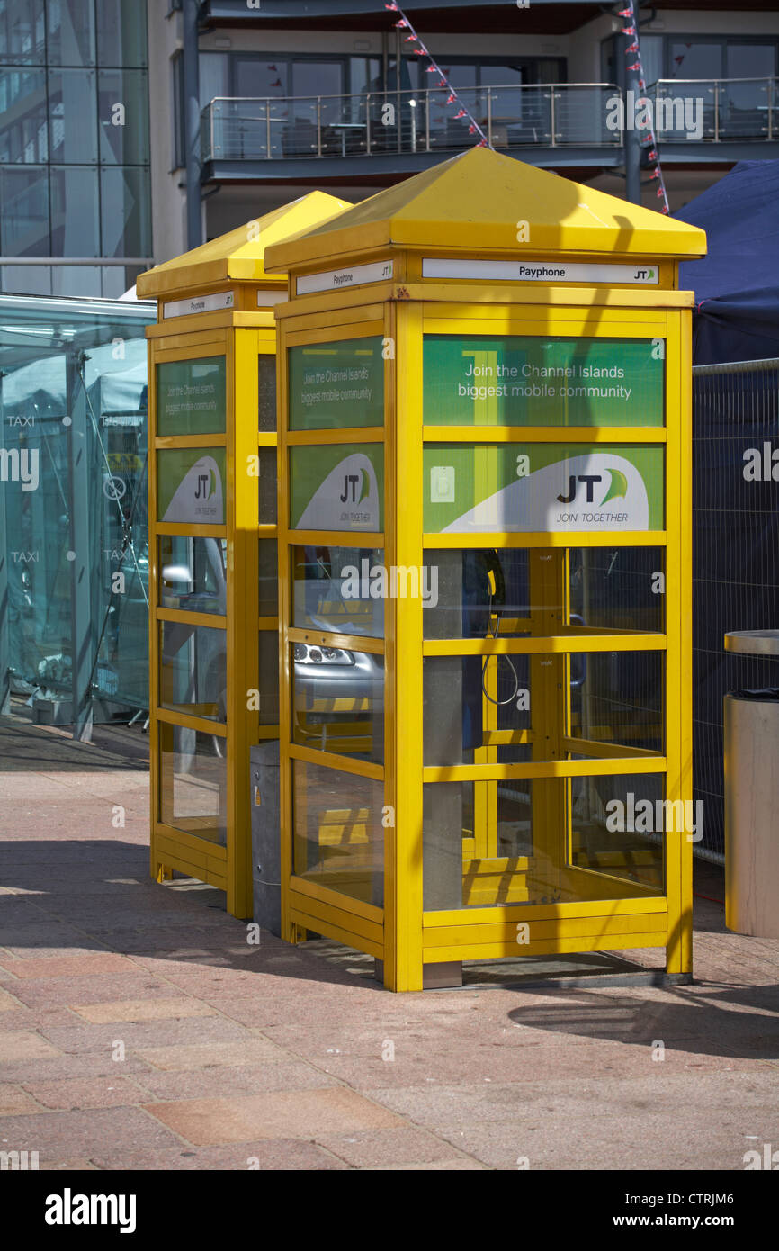 Yellow Telephone Box High Resolution Stock Photography and Images - Alamy