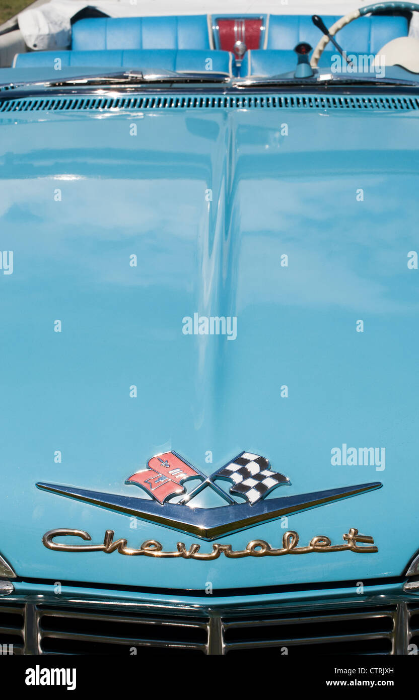 Chevrolet Impala Convertible. Chevy. Classic American car Stock Photo ...