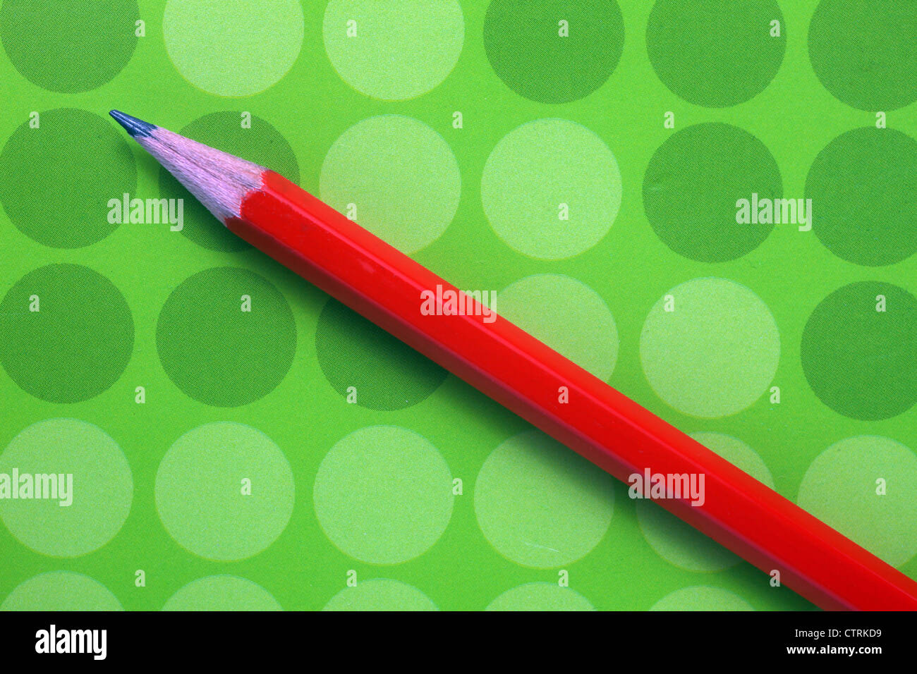 Pencil on note book Stock Photo - Alamy