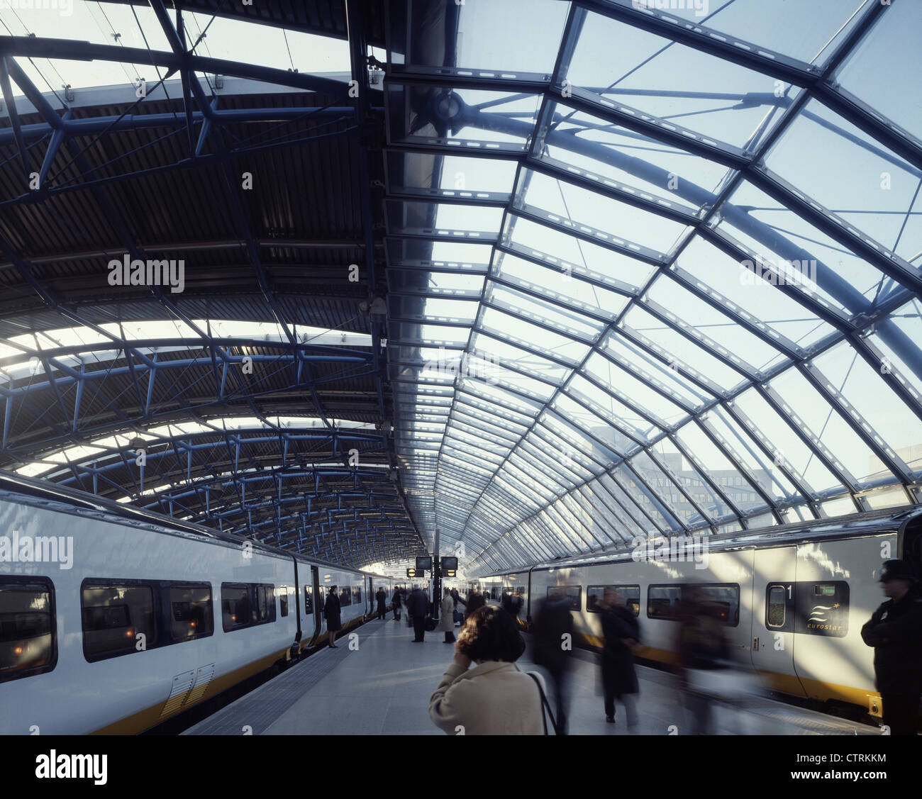 Waterloo platform hi-res stock photography and images - Alamy