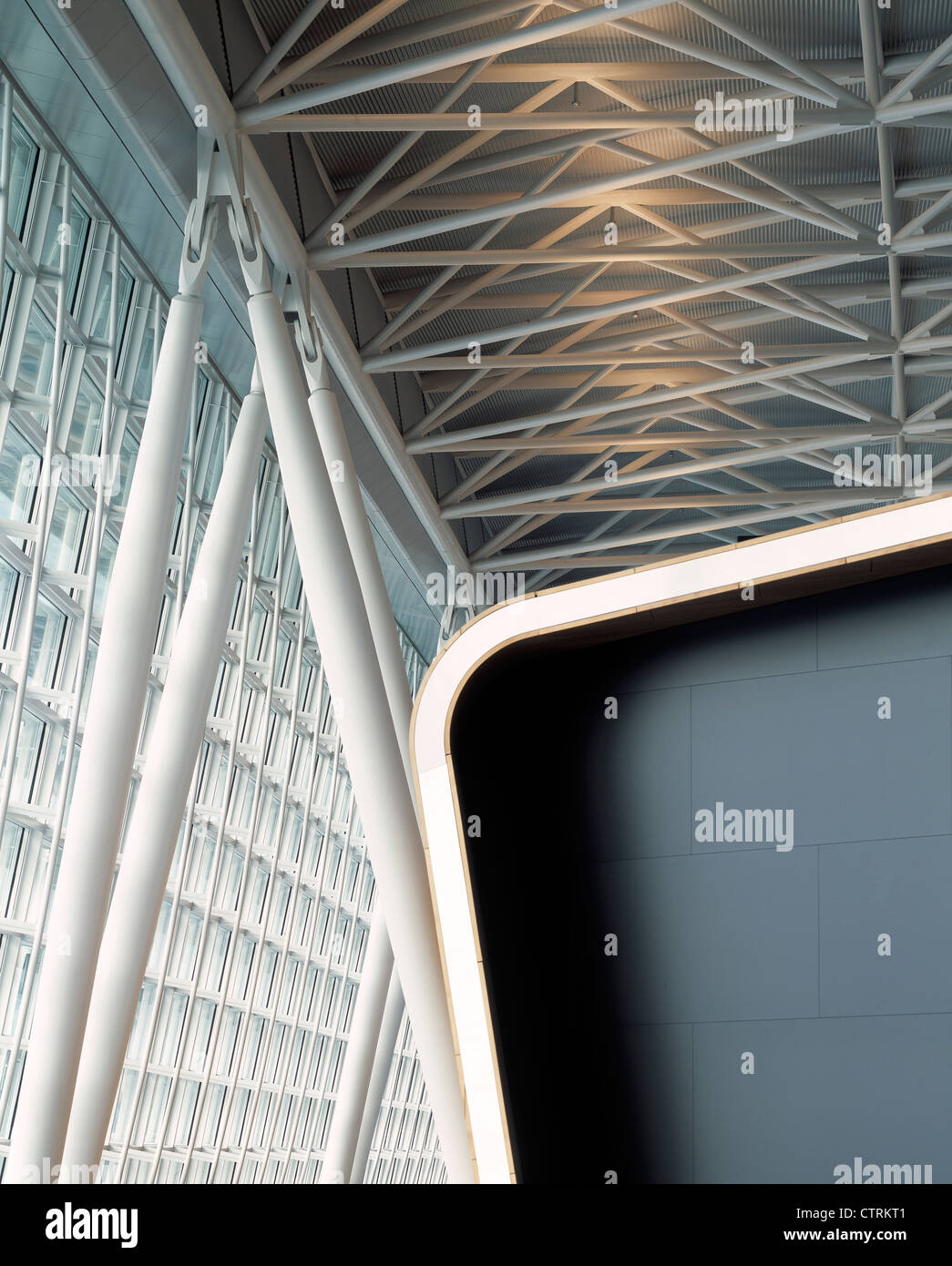 airside center zurich airport structural detail Stock Photo - Alamy