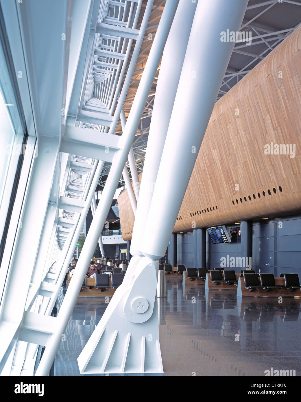 airside center zurich airport overall view from lower level Stock Photo ...