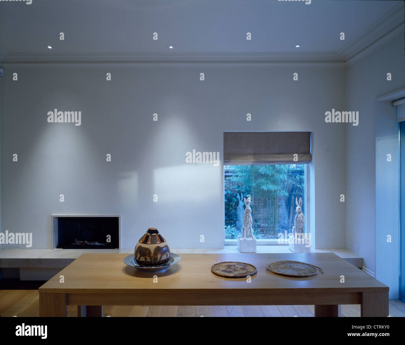 private house dining room detail Stock Photo - Alamy