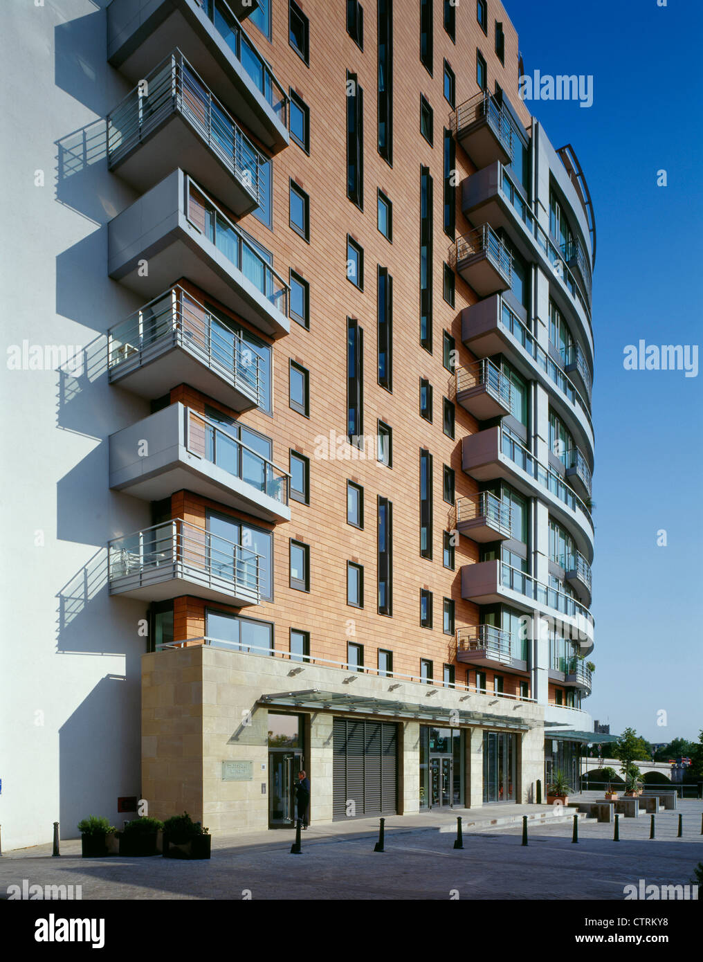 putney wharf development exterior Stock Photo - Alamy