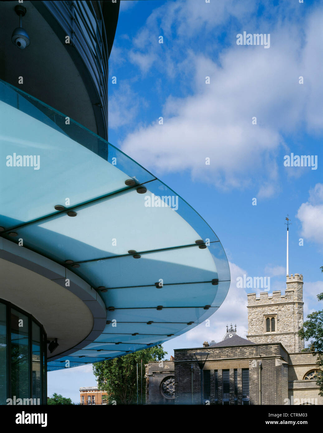 putney wharf development view from above Stock Photo - Alamy