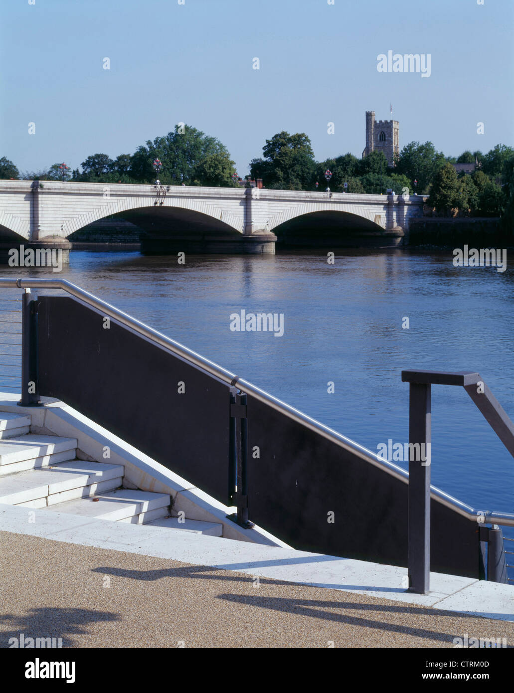 putney wharf development overall view Stock Photo - Alamy