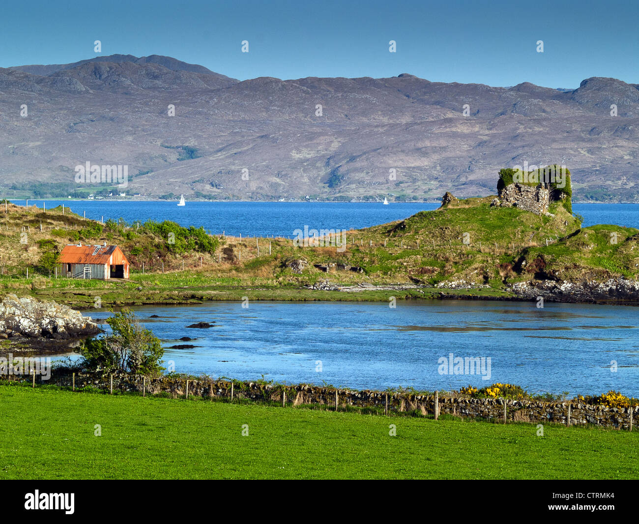 Knock Castle, Isle of Skye Stock Photo - Alamy