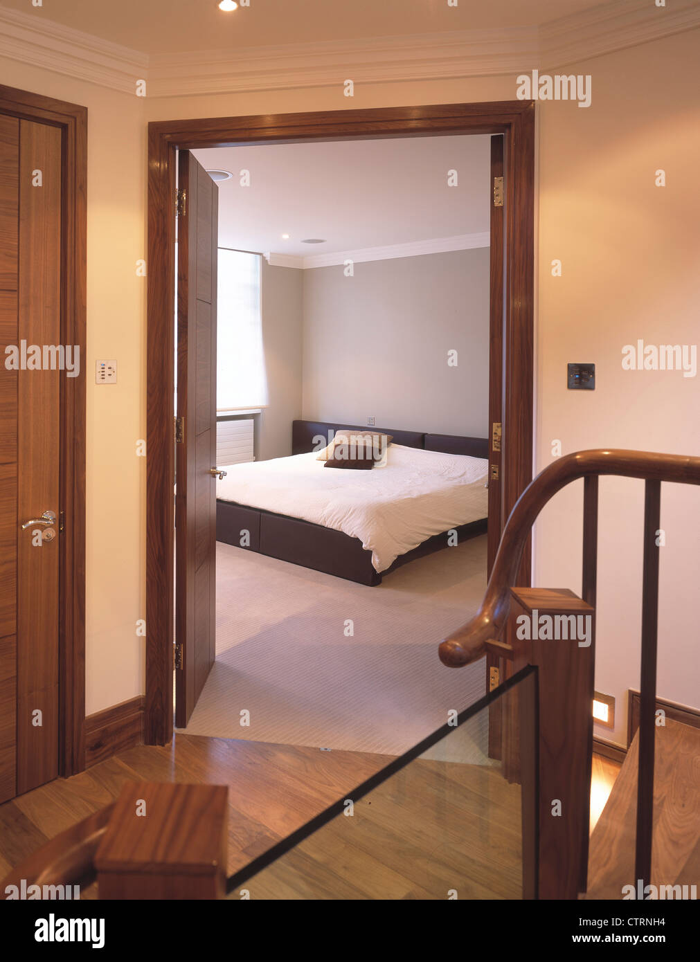 private house interior view - bedroom Stock Photo - Alamy