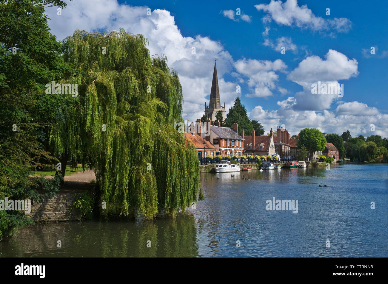 The River Thames at Abingdon, Oxfordshire, England, UK Stock Photo - Alamy