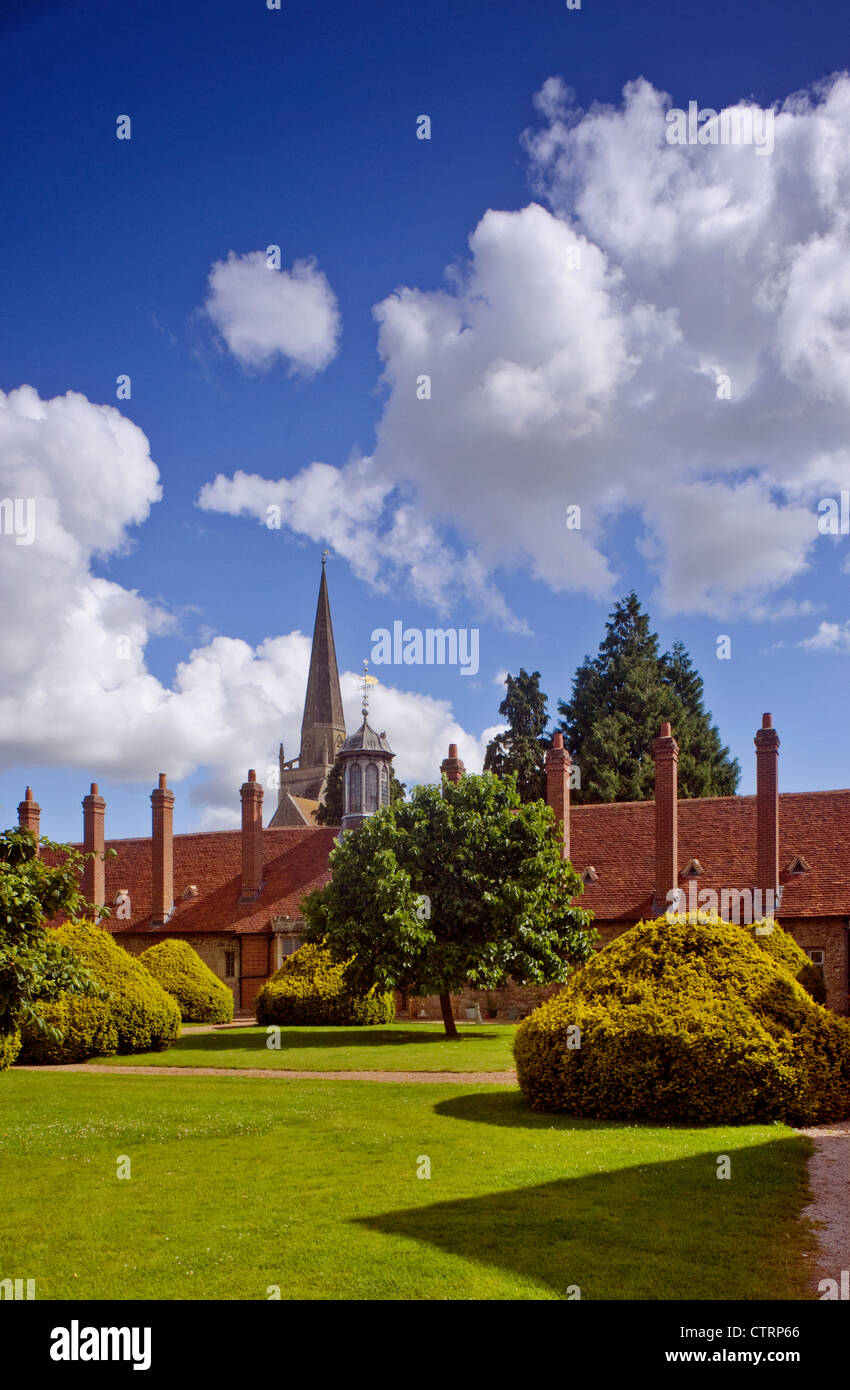 Medieval almshouses, Abingdon-on-Thames, Oxfordshire Stock Photo - Alamy