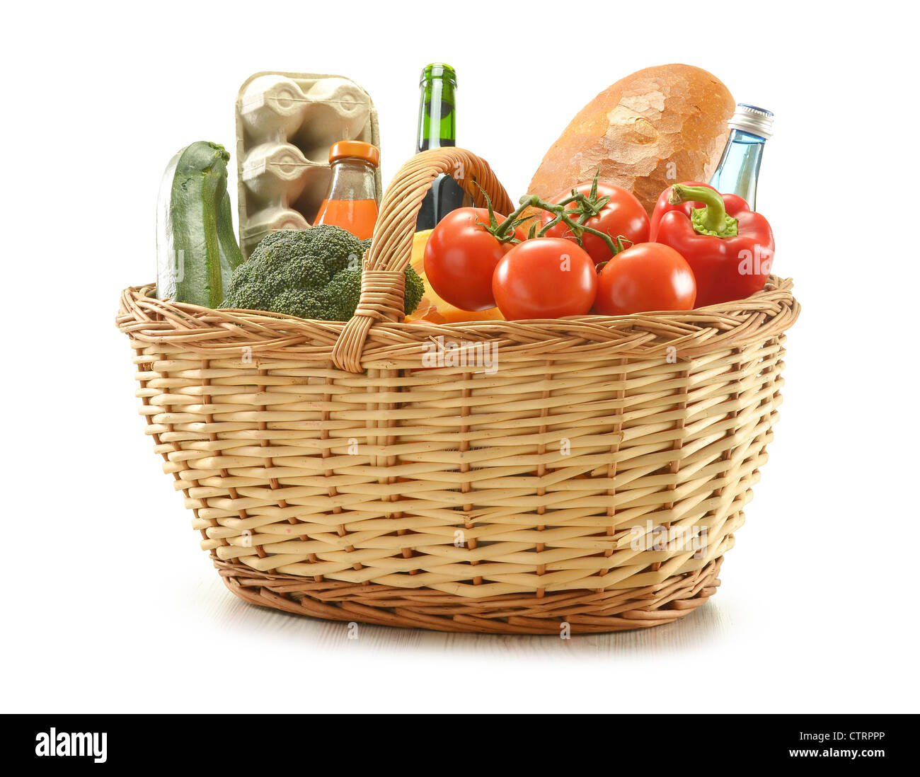 Grocery basket with cheese hi-res stock photography and images - Alamy