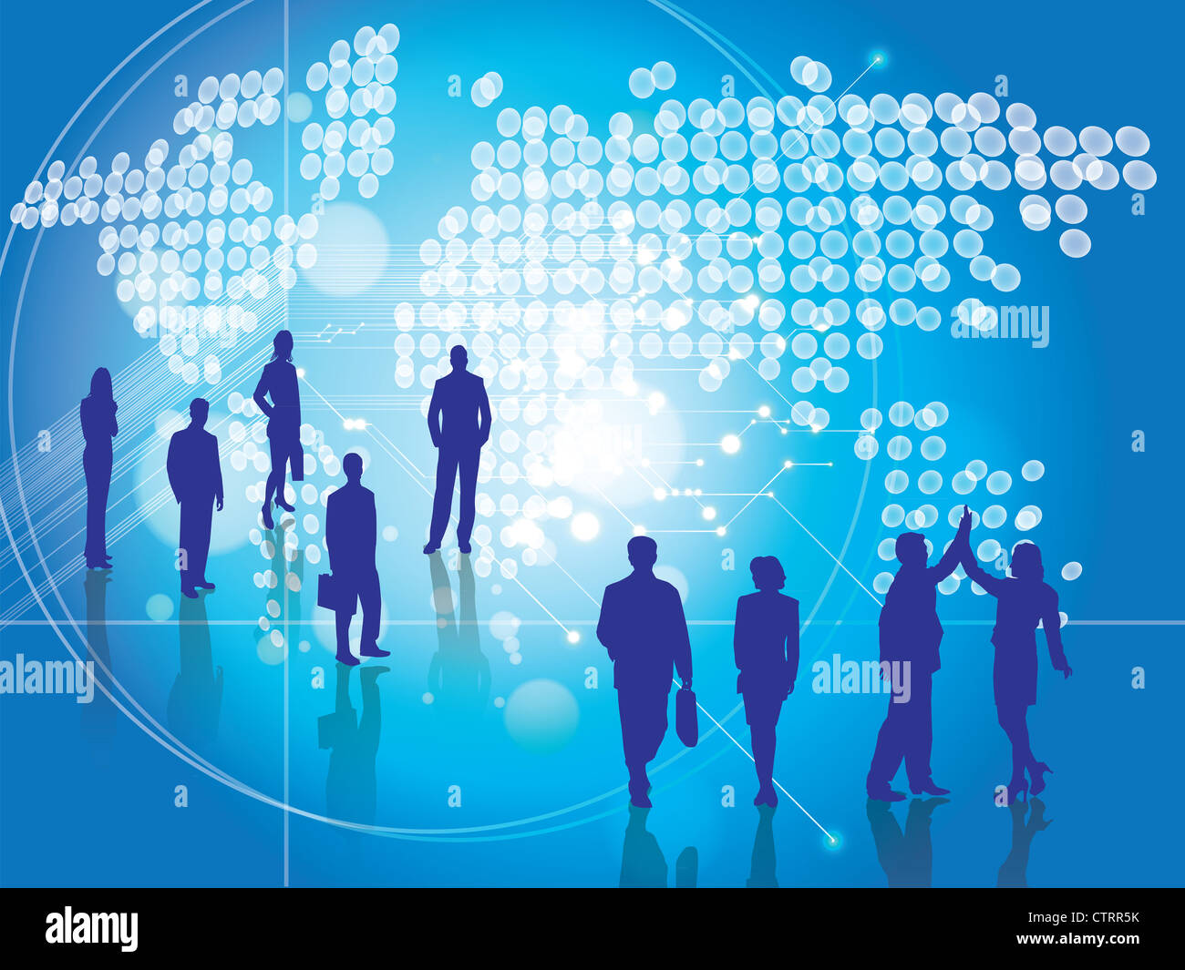 Backgrounds vector Business People Workforce Stock Photo - Alamy